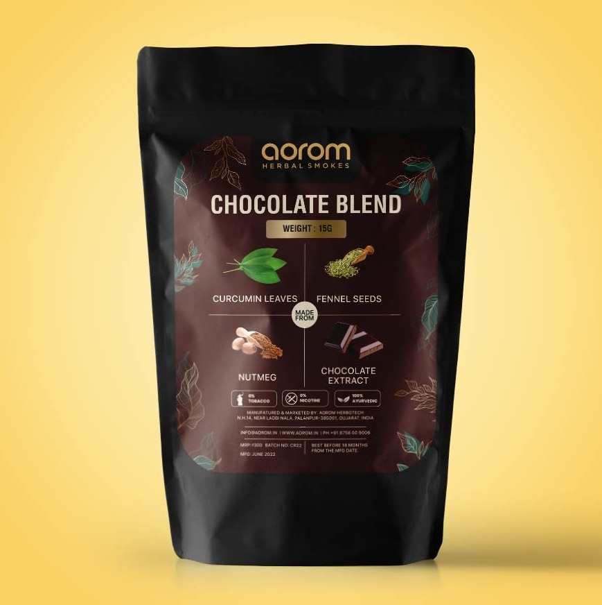 Aorom herbal smokes, Tobacco & Nicotine Free Smoking Mixture With 100% ...