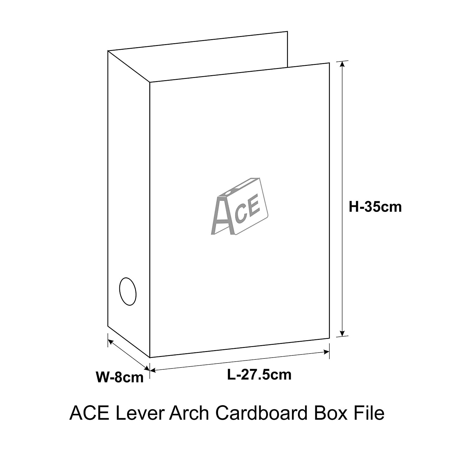 Box File China Lever 32 Onz Board (4pc Pkt)