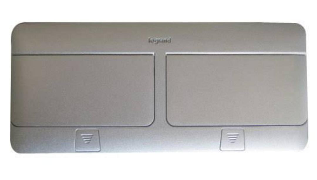Legrand 8M Popup Box Matt Aluminium (054013)