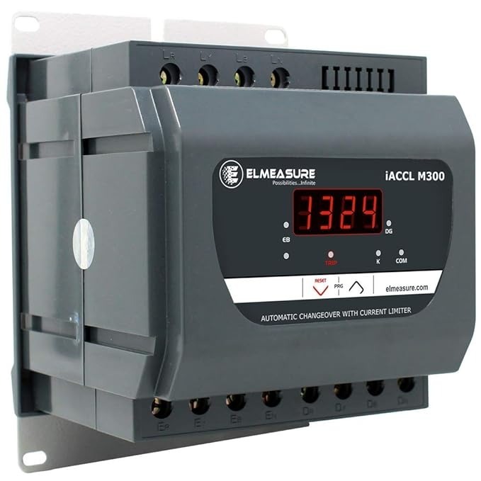 Elmeasure 63A Three Phase ACCL (Automatic Phase Changeover with Current ...