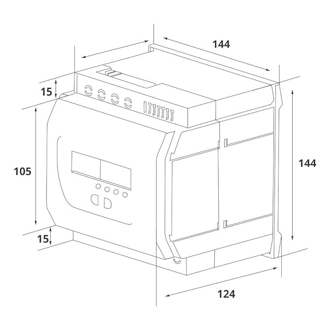 Elmeasure 63A Three Phase ACCL (Automatic Phase Changeover with Current ...
