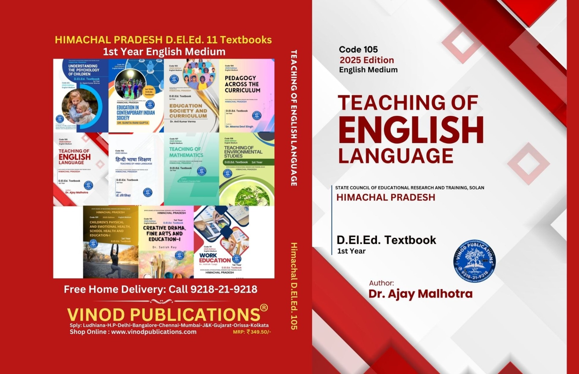 105 Teaching of English Language (Code: 105) Himachal D.El.Ed. 1st Year ...