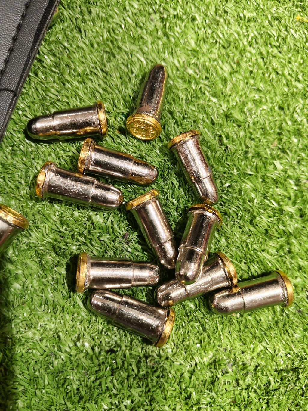 FAKE STEEL BULLETS PACK OF 6 PC