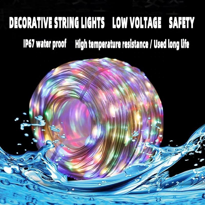 10MTR - 5V Smart APP Control LED String Light 10M RGBIC LED Holiday ...