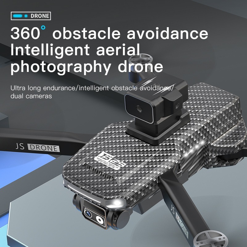 JS29 4K Dual Camera Drone with 3000mAh Battery | Foldable FPV ...