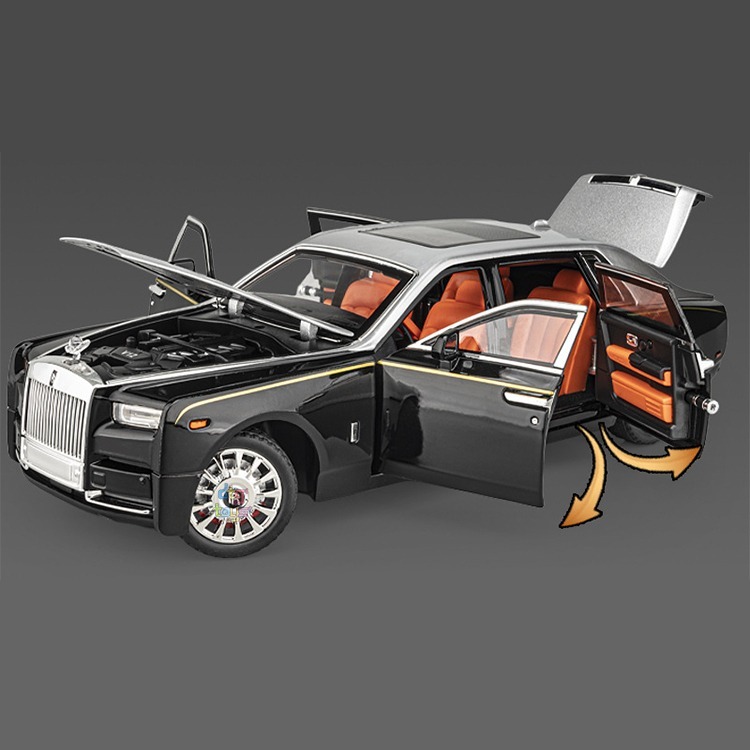 Che Zhi Rolls Royce Phantom Diecast Model Car | 1/18 Scale | Front ...