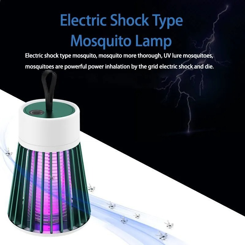 Electric Shock Mosquito Killer Lamp UV Light Anti Mosquito Trap Outdoor ...