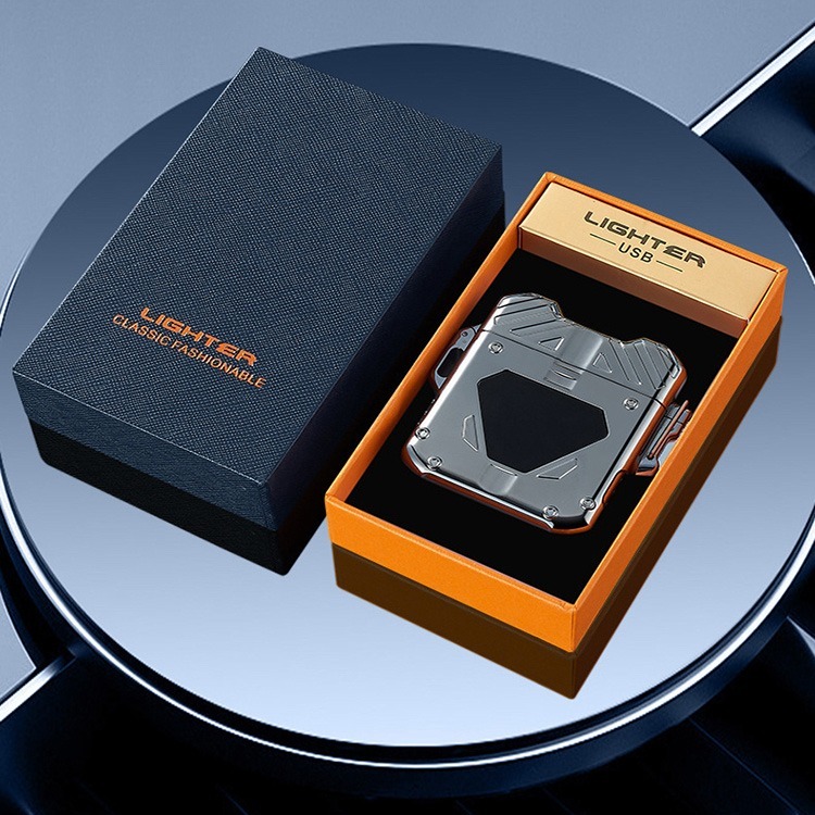 Power Bank Mecha Double-Arc Lighter – Multifunctional & Stylish Design