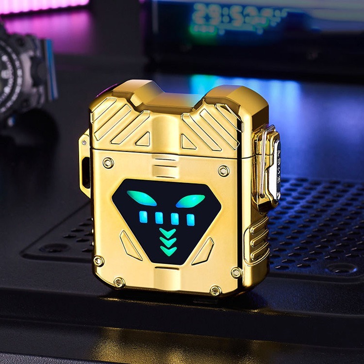 Power Bank Mecha Double-Arc Lighter – Multifunctional & Stylish Design