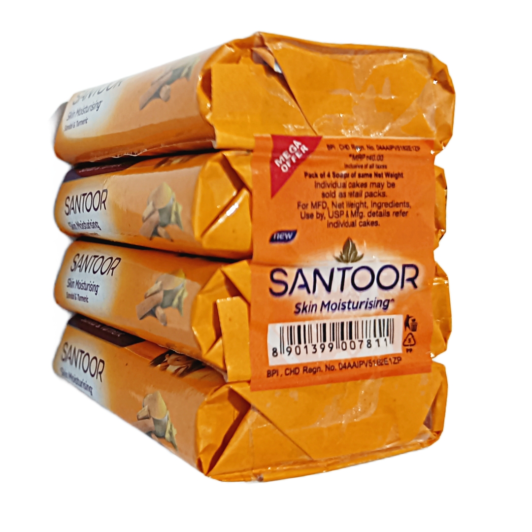 Santoor (4N × 45g) -₹10
