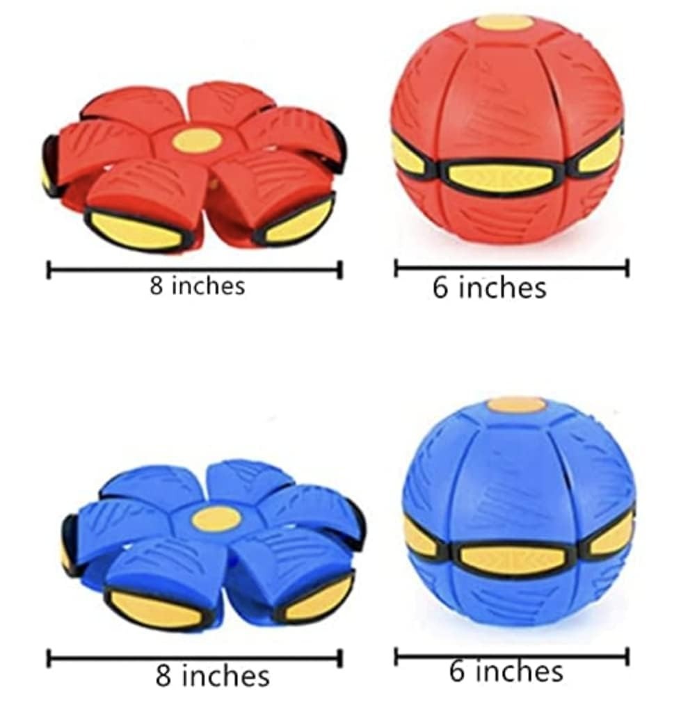 Kids New Flying Saucer Ball Magic Ball Deformation Light UFO ...