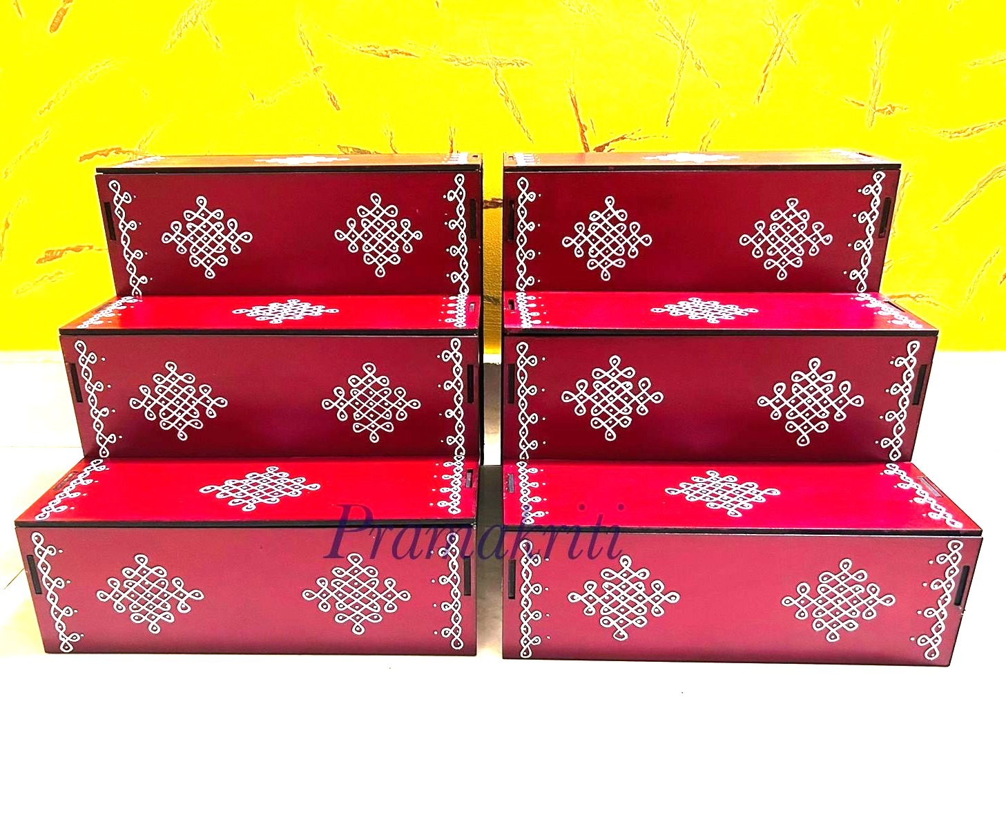 DIY Golu Padi / Doll Display Stand - 2 steps