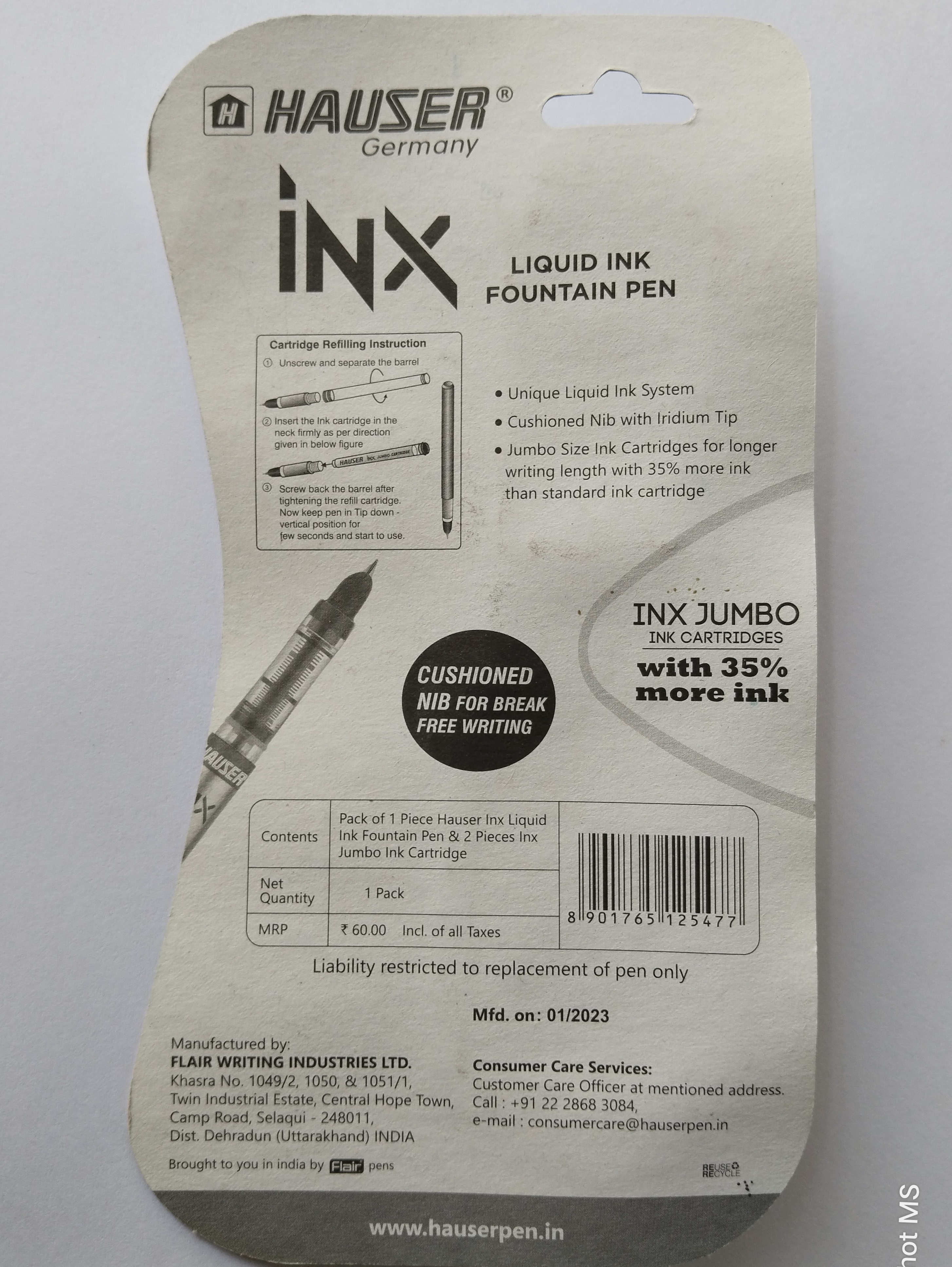 Hauser Germany Inx Fountain Pen