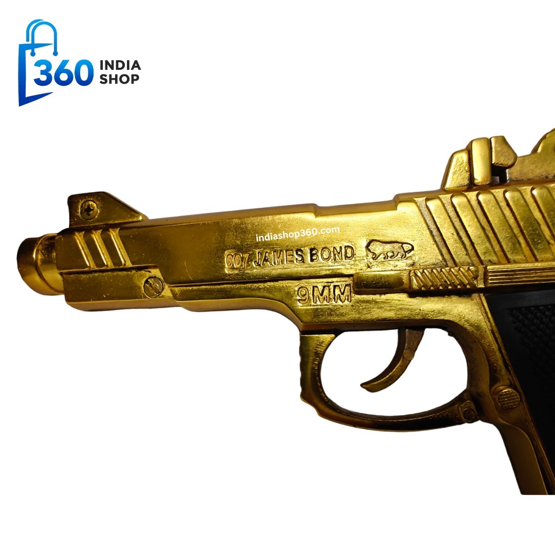 007 James Bond Cork Gun | 24 kt. Gold Metallic Design | 3X 4X & 5X Cork ...