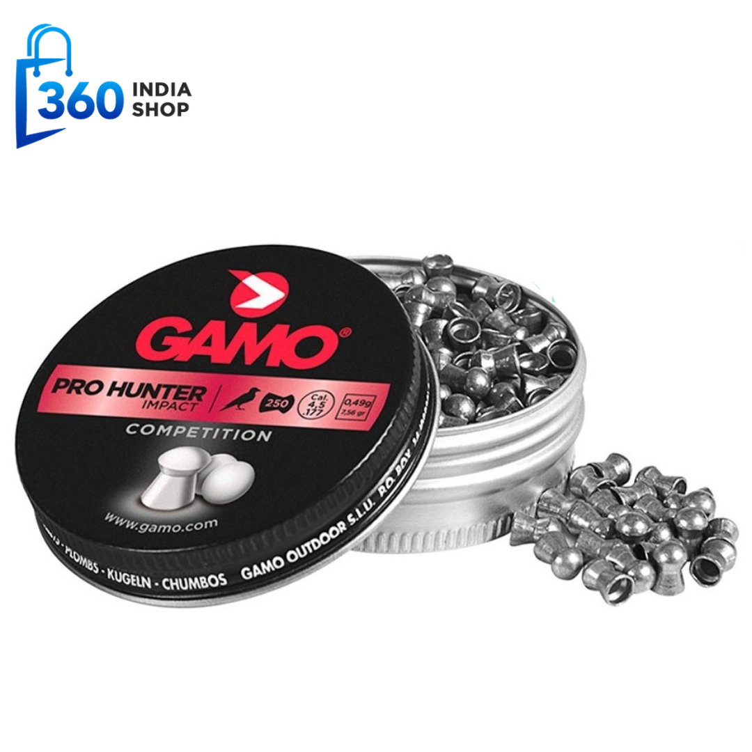 Gamo Pro-Hunter 0.177-Cal 250 Pellets | Round Head-7.56 Grains