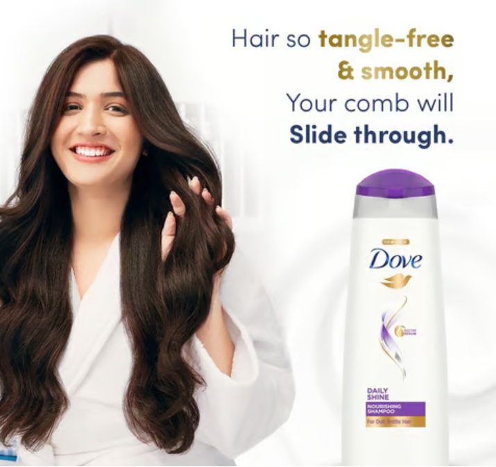 Dove Damage Therapy Bio-Protein Care Shampoo, Daily Shine