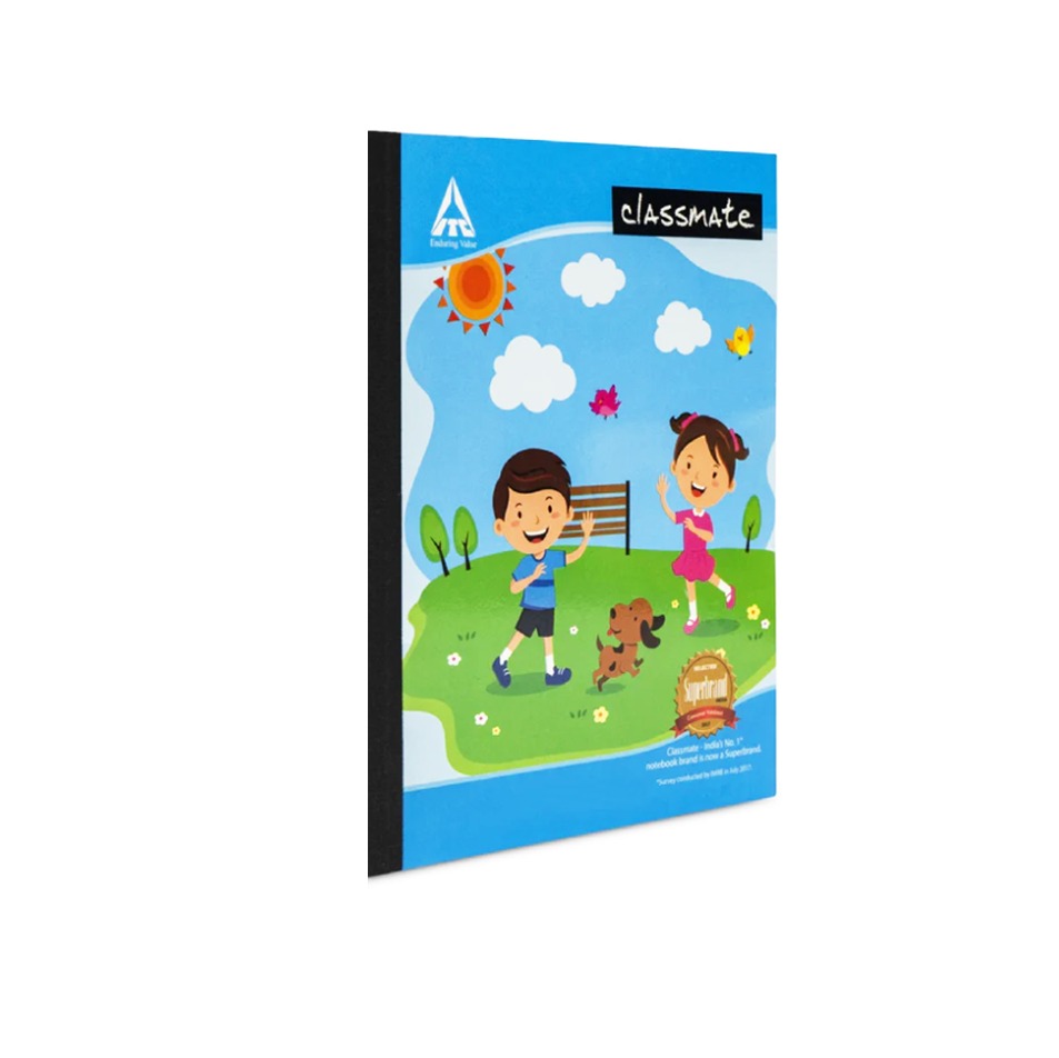 Classmate Small Notebook - Unruled, 172 Pages ( 19 X 15.5 cm)