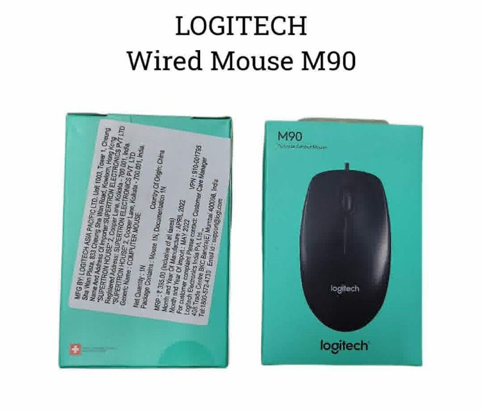 LOGITECH M90 WIRED MOUSE