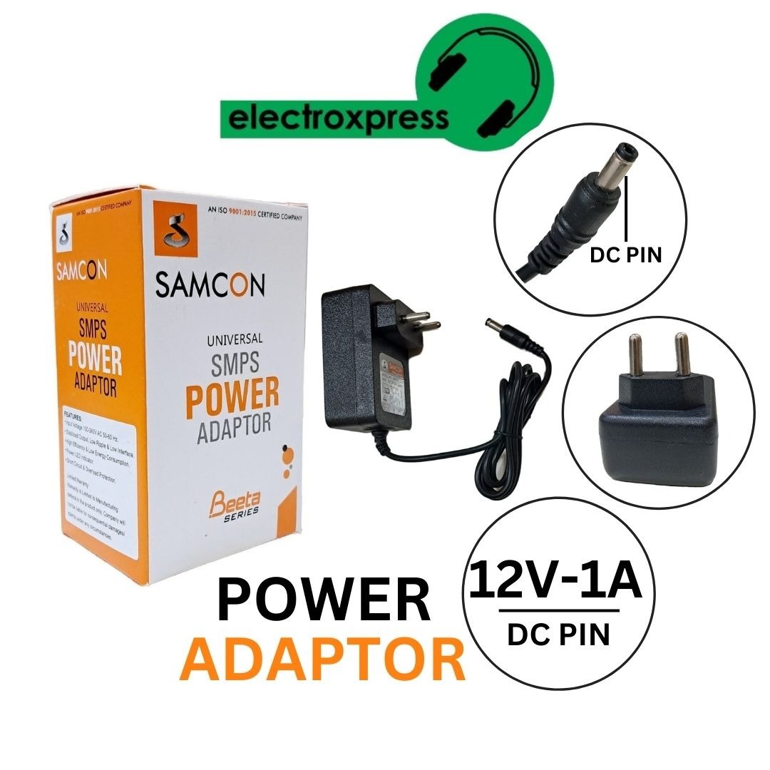 SAMCON 12V-1A DC PIN ADAPTOR PACK OF 10
