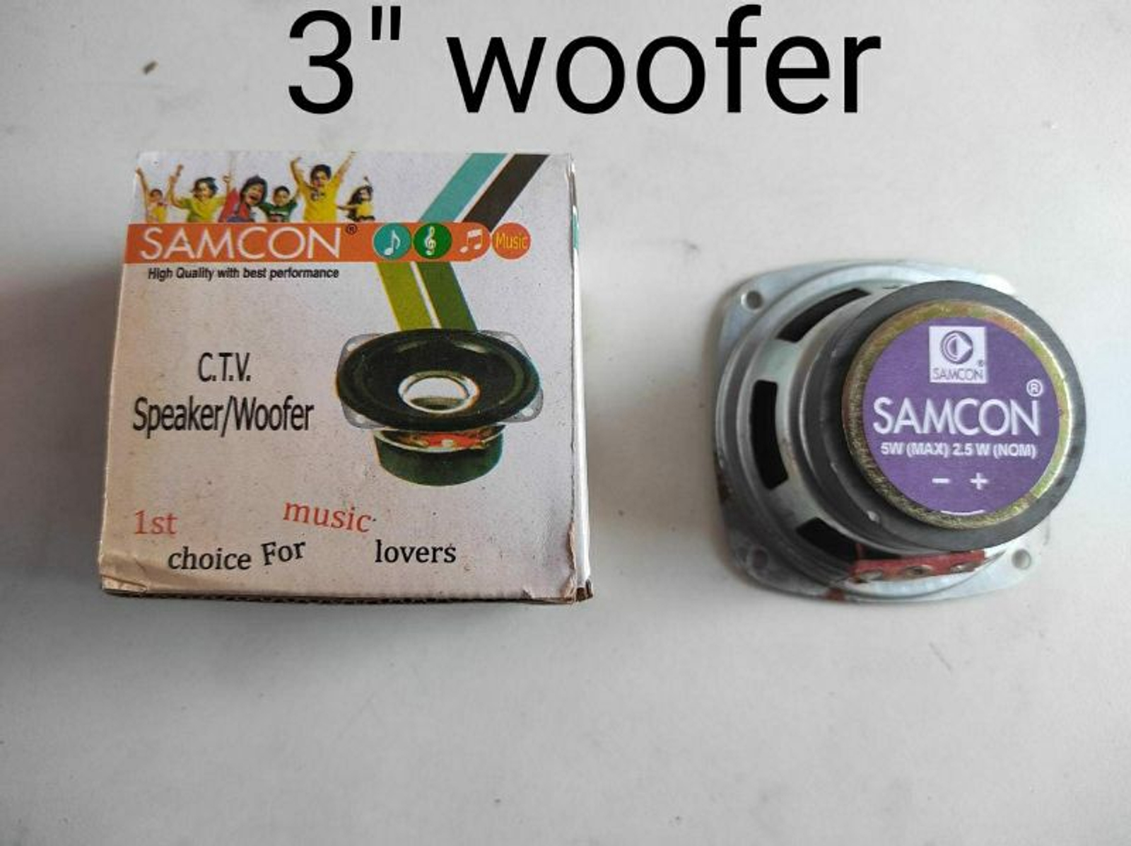 SAMCON 3" Woofer