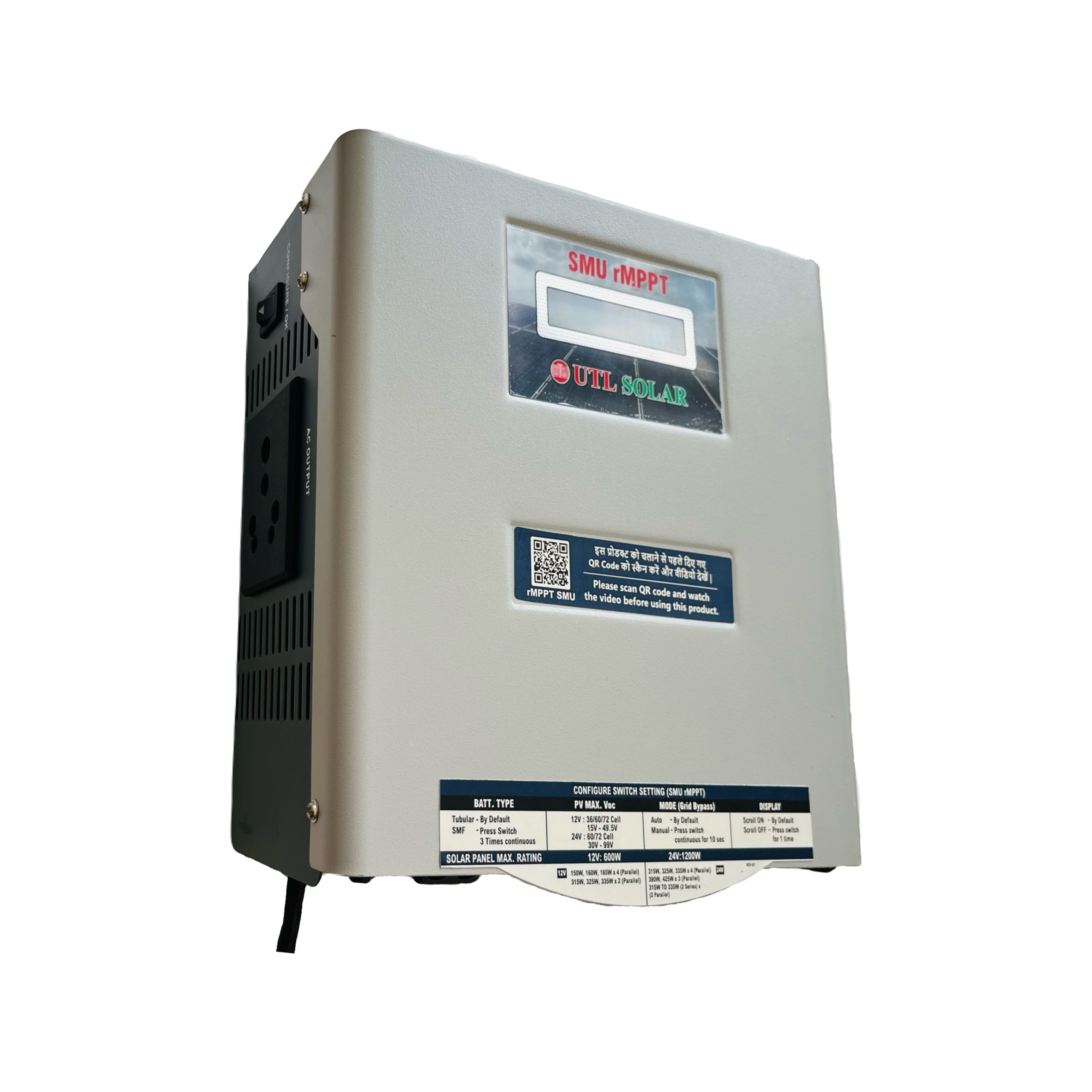 UTL 12V/24V 40A MPPT Solar Charge Controller