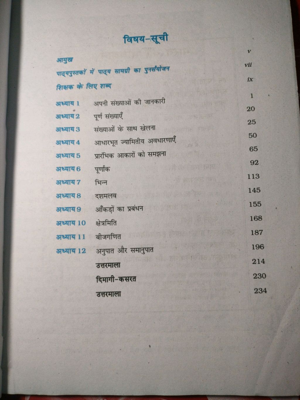 NCERT Class 6 Ganit Math