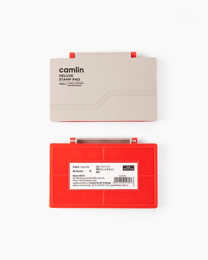 Camlin Deluxe Stamp Pad - red