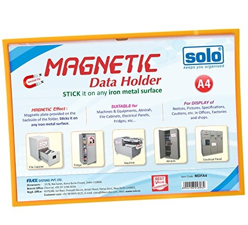 Solo MDFA4 A4 Size Magnetic Data Folder