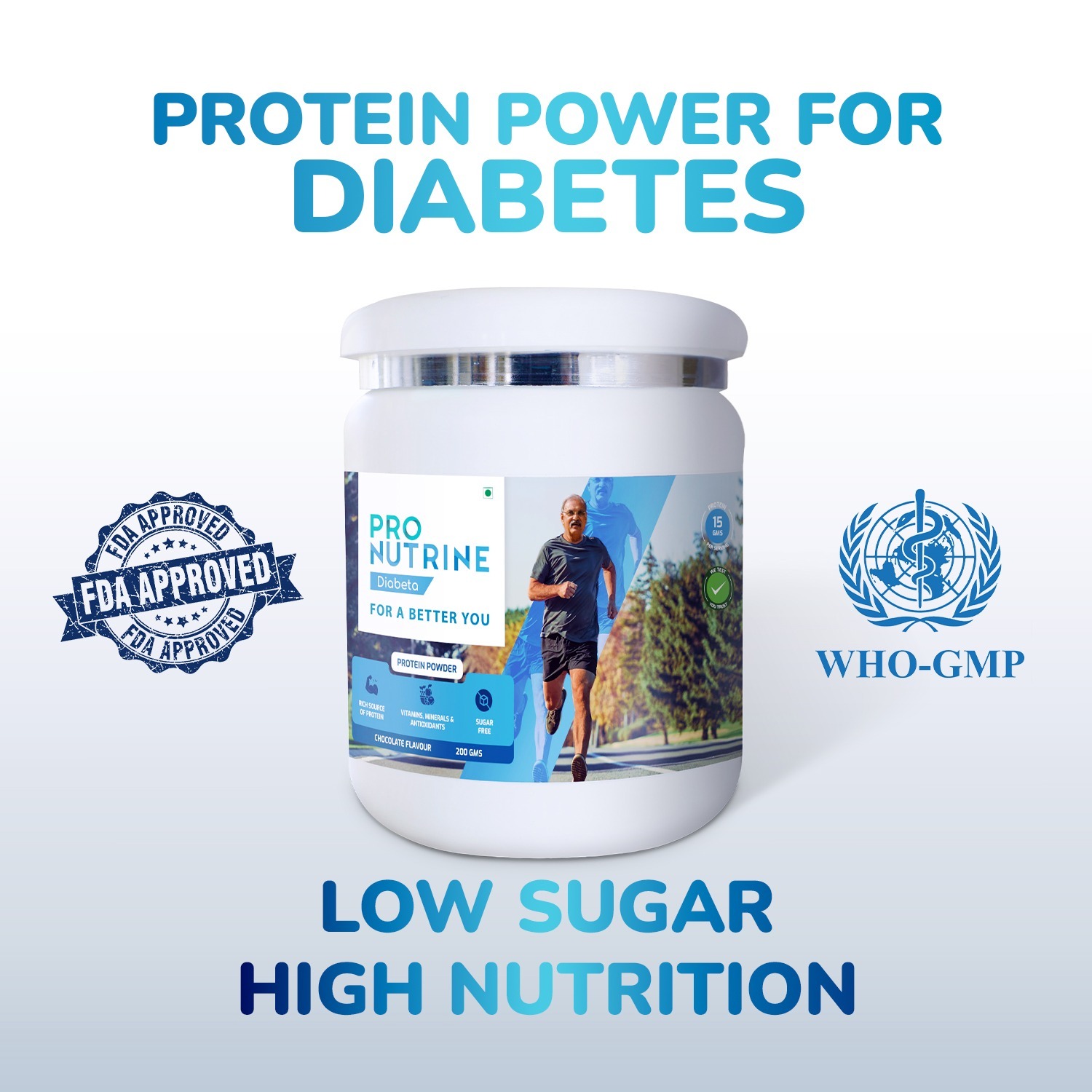 PRO NUTRINE Dibeta Protein Powder Helps Control Blood Sugar