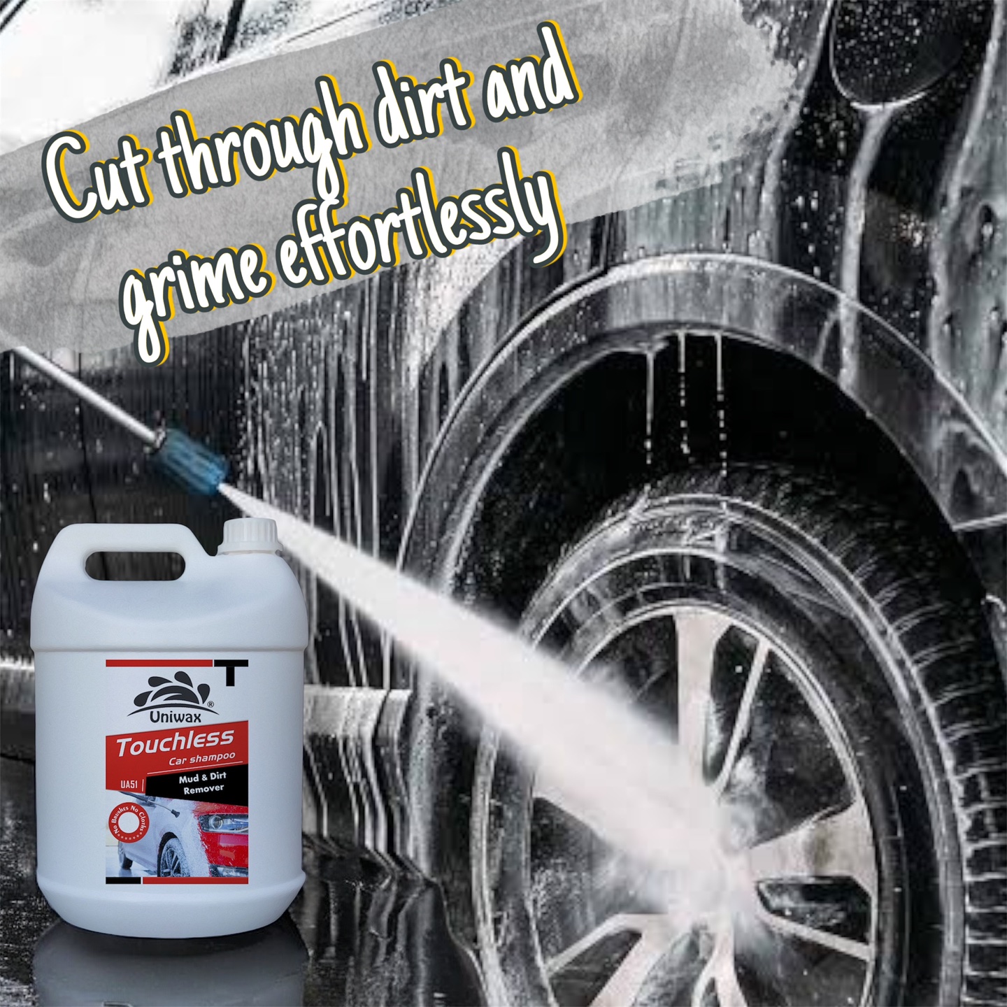 Touchless car shampoo Fast Acting High Foaming