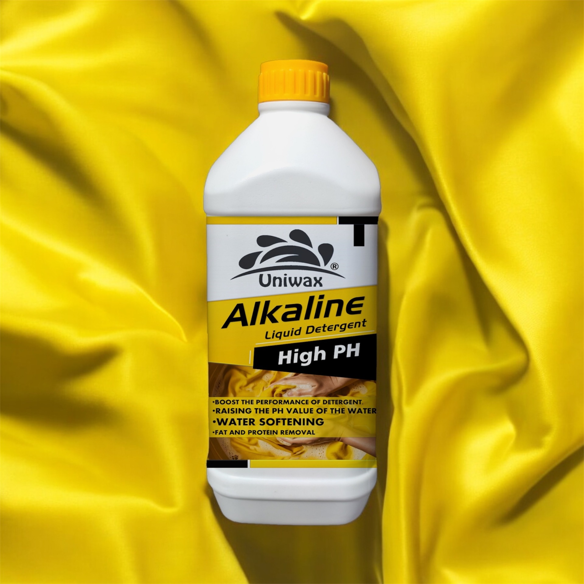 Alkaline liquid detergent- High PH stain remover, suitable for top load ...