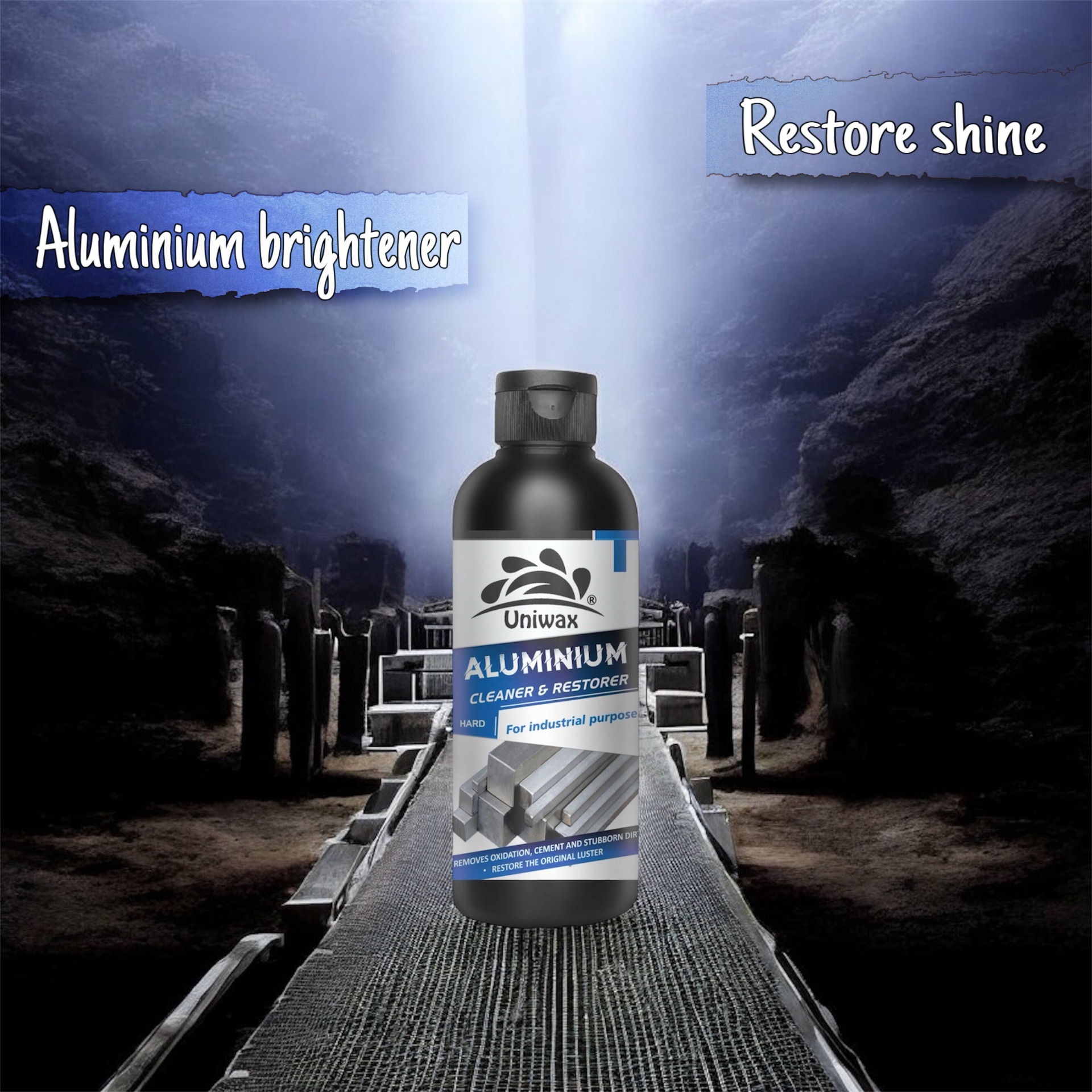 Alluminium cleaner HARD Heavy-duty / oxidation remover / Industrial