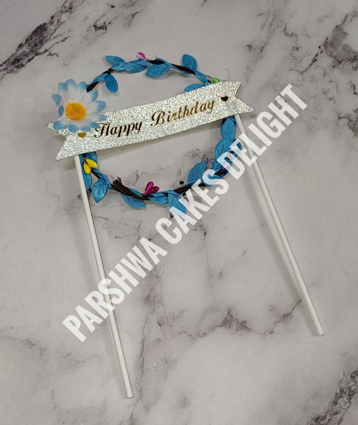 Circle Floral Topper