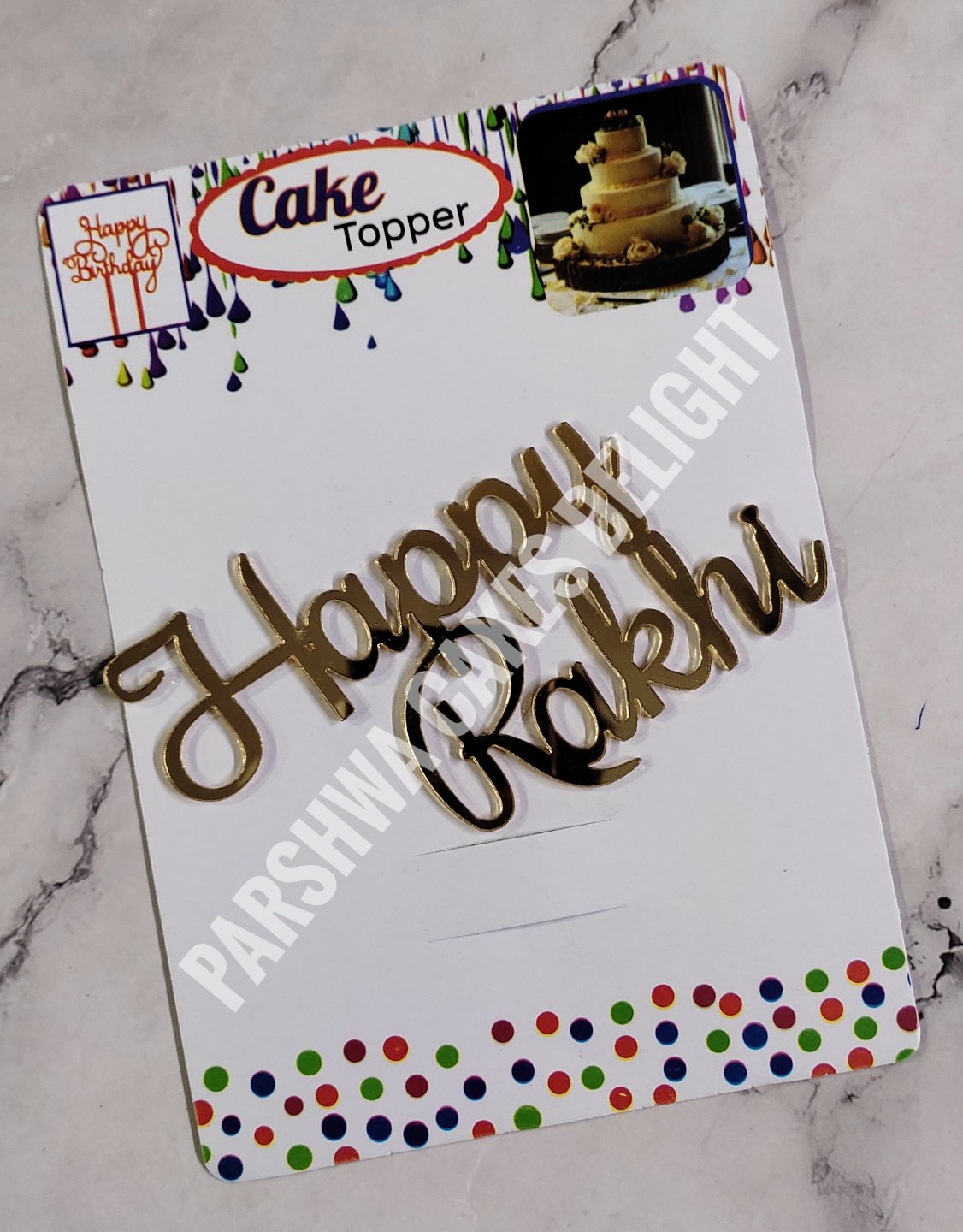 Rakhi Acrylic Topper