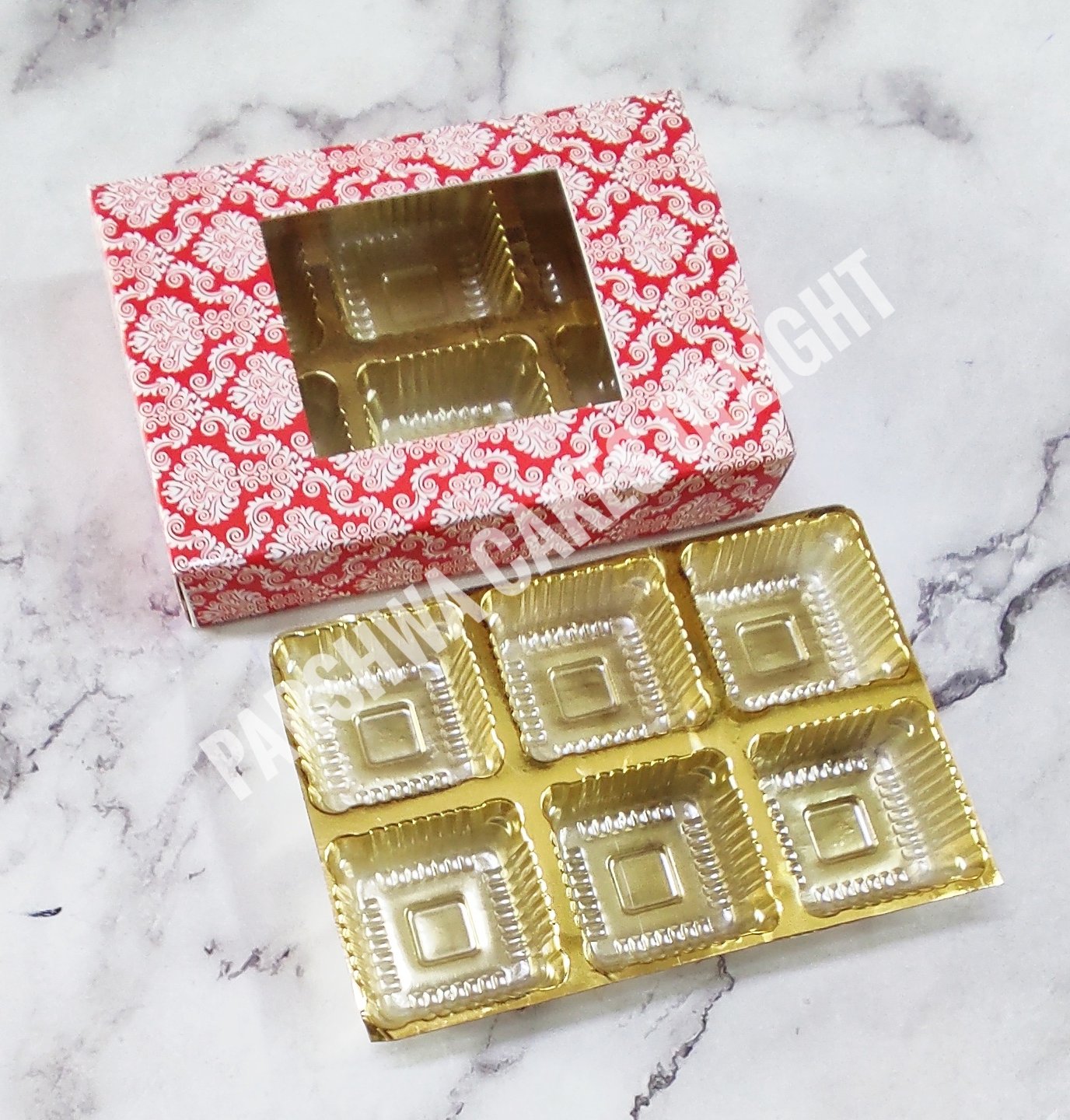6 Cavity Chocolate Box
