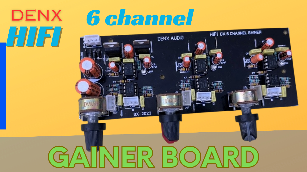 Denx 6 Channel Gainer Board