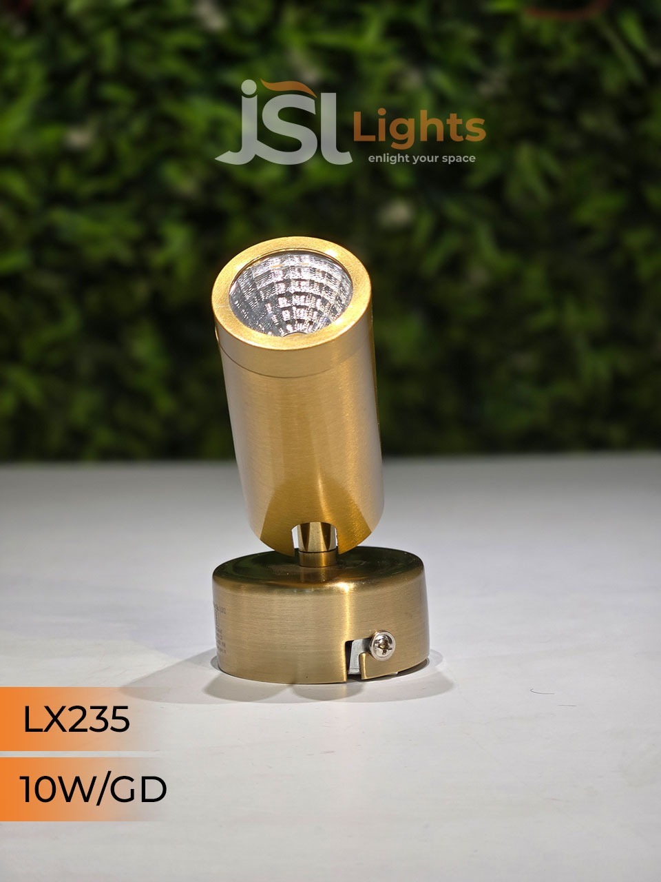 LX 235 10W Black GD Surface Wall Cob Focus Light