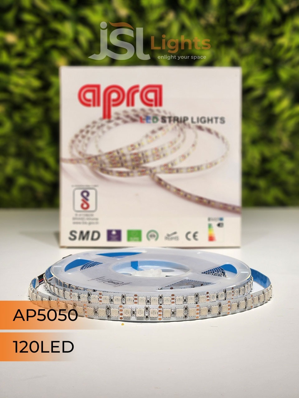 APRA 12V 5050 RGB 120Led Strip Light 5Mt Pack