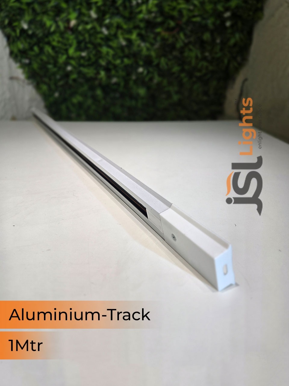 APRA 1Meter Aluminium White Ceiling Track Channel