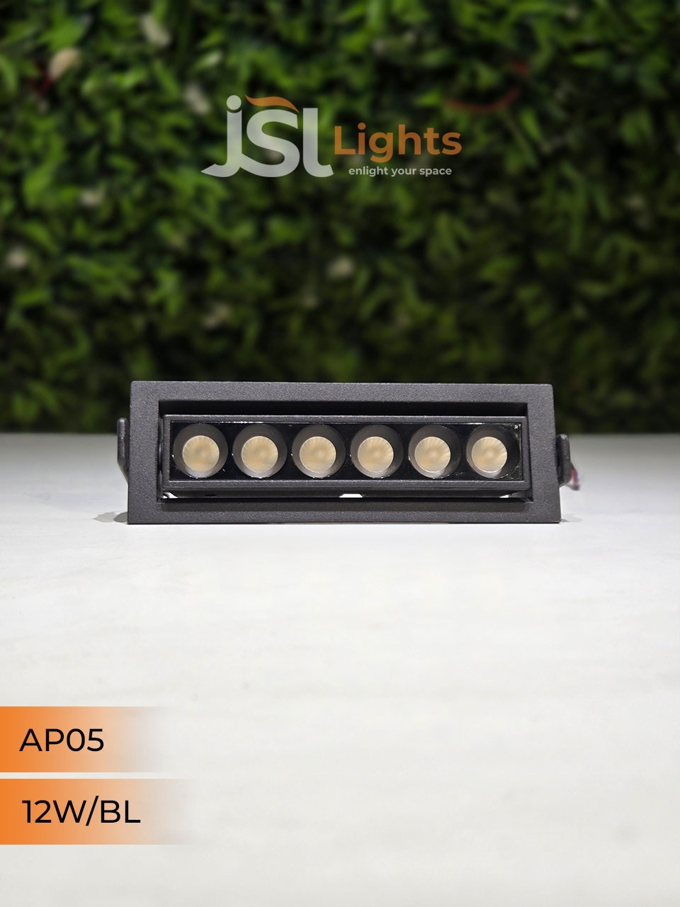 APRA 05 12W Linear Recessed COB Spotlight