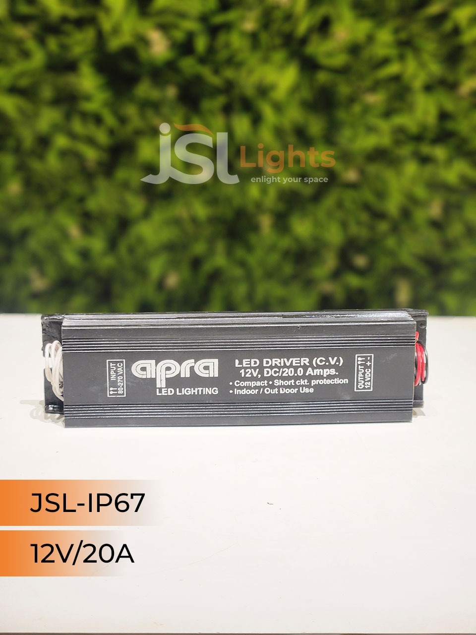 JSL 12V IP67 Led Strip Constant Current Driver