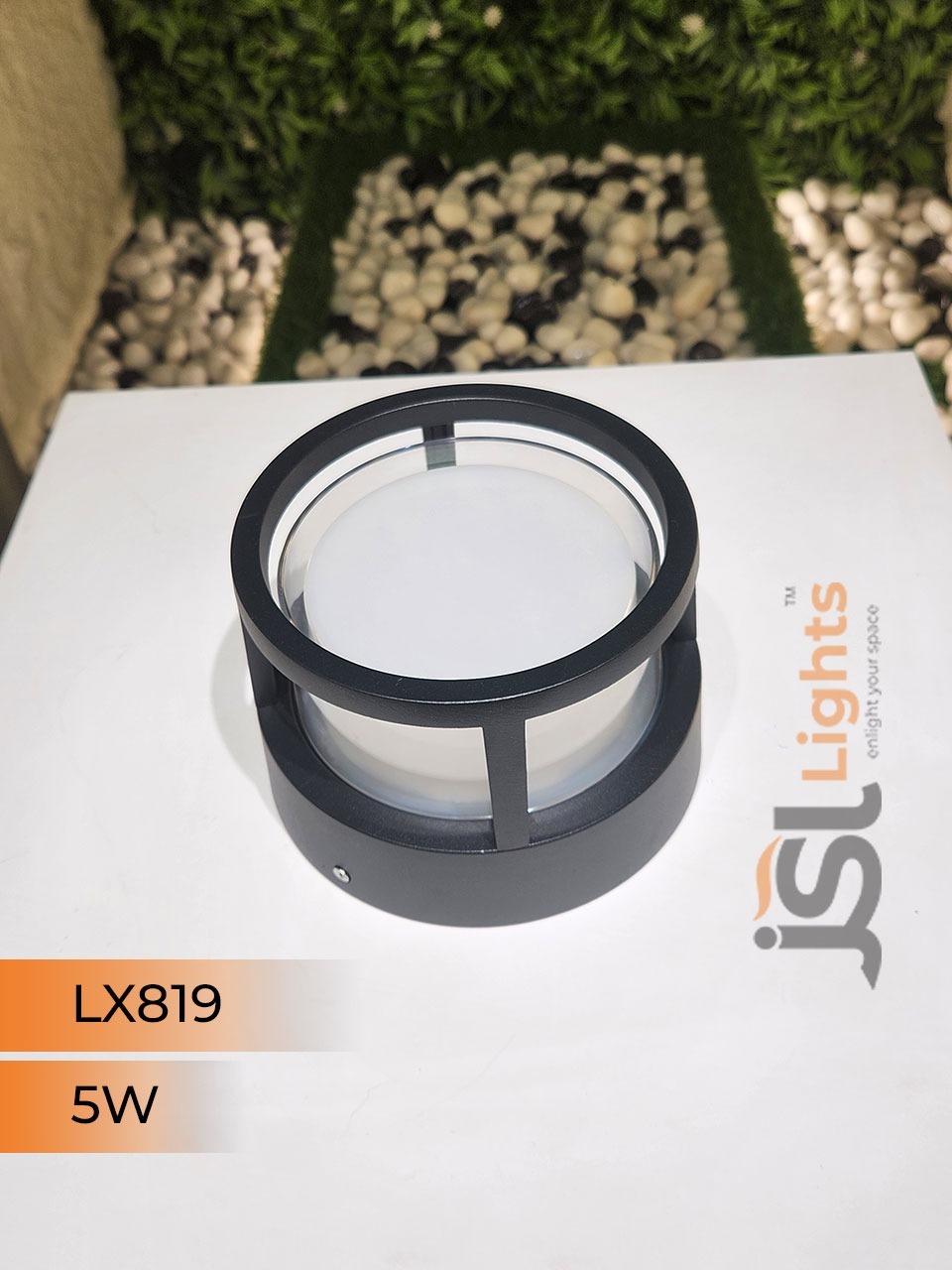 LX 819 12W 6" Round Led Gate Light
