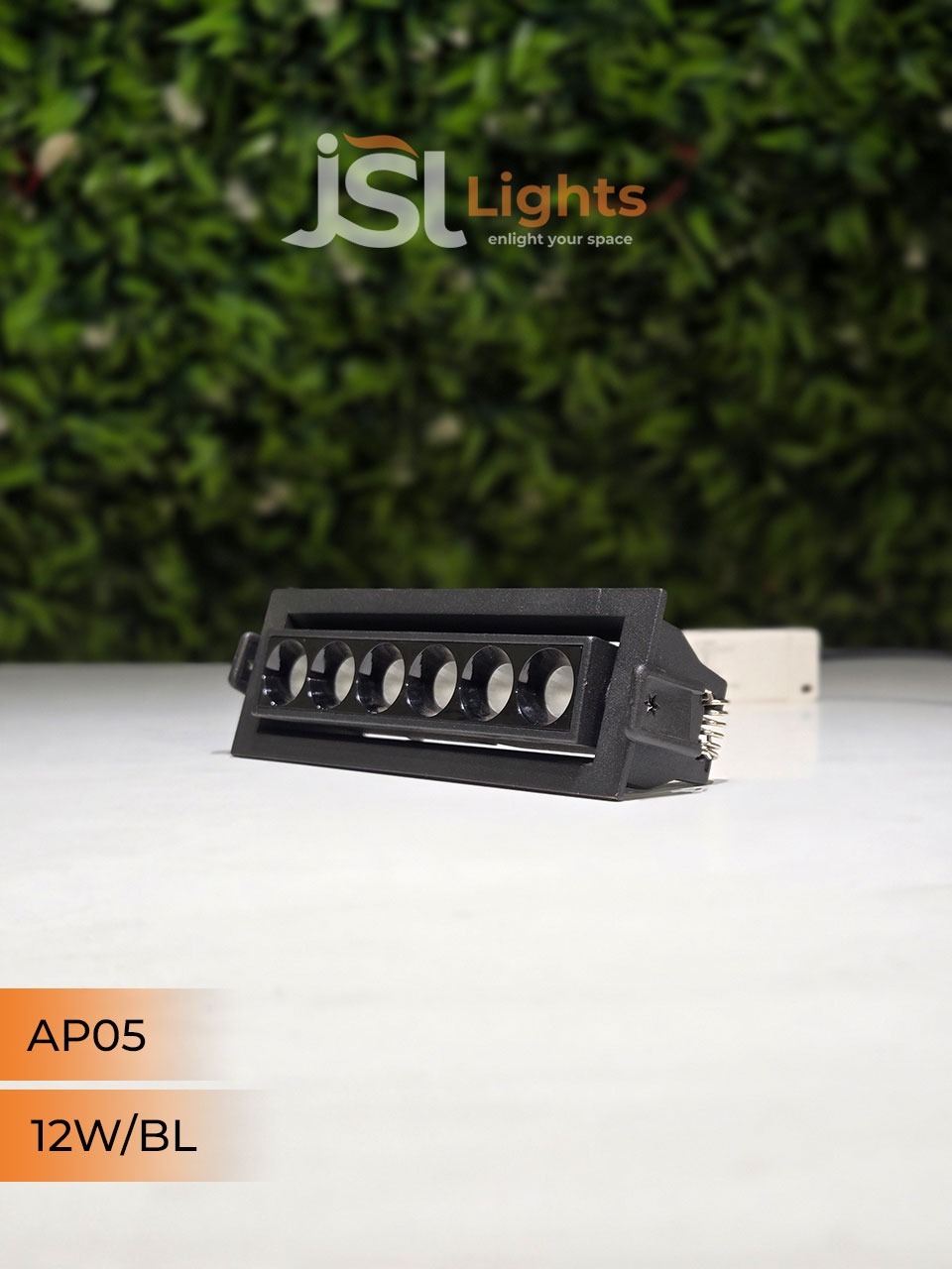 APRA 05 12W Linear Recessed COB Spotlight