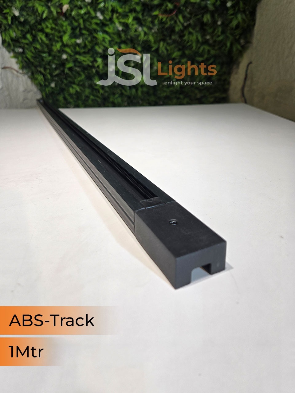 APRA 1Meter ABS Black Ceiling Track Channel