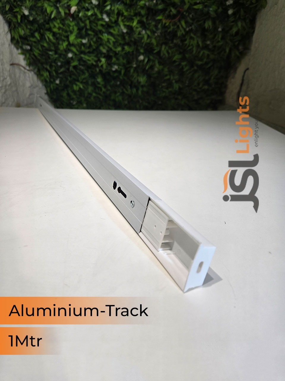 APRA 1Meter Aluminium White Ceiling Track Channel