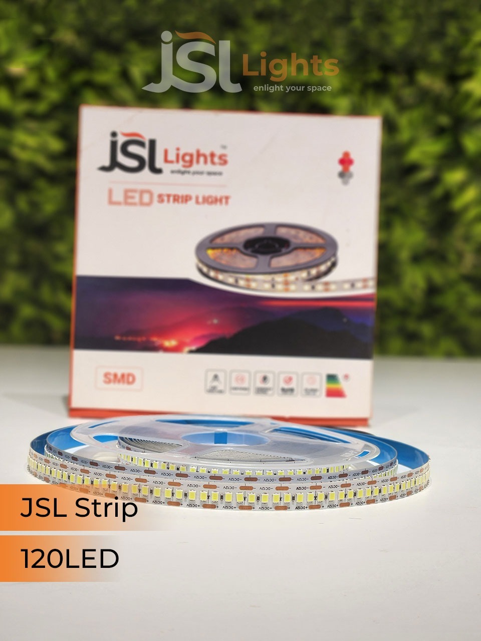 JSL 12V 2835 120Led Strip Light 5Mt Pack