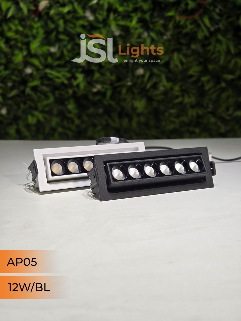 APRA 05 12W Linear Recessed COB Spotlight