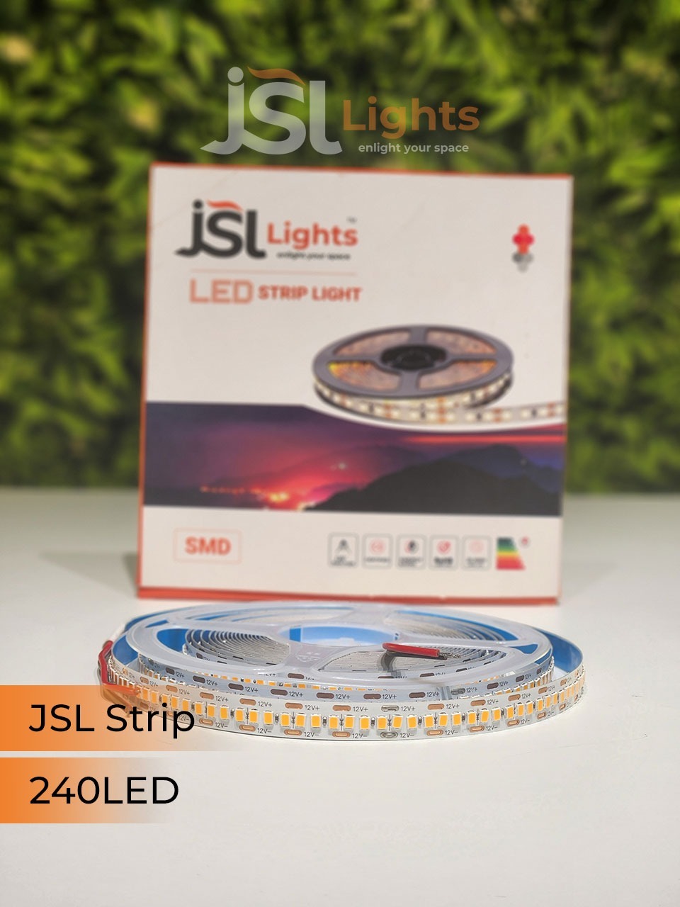 JSL 12V 2835 240Led Strip Light 5Mt Pack