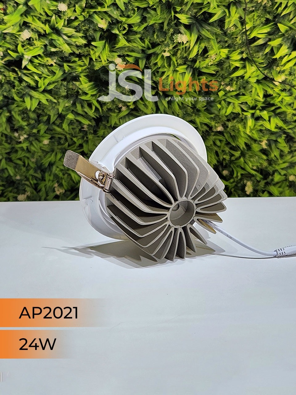 AP2021 24W White Recessed COB Spotlight