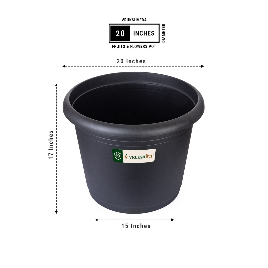 20 Inch Rubber Plastic Planter